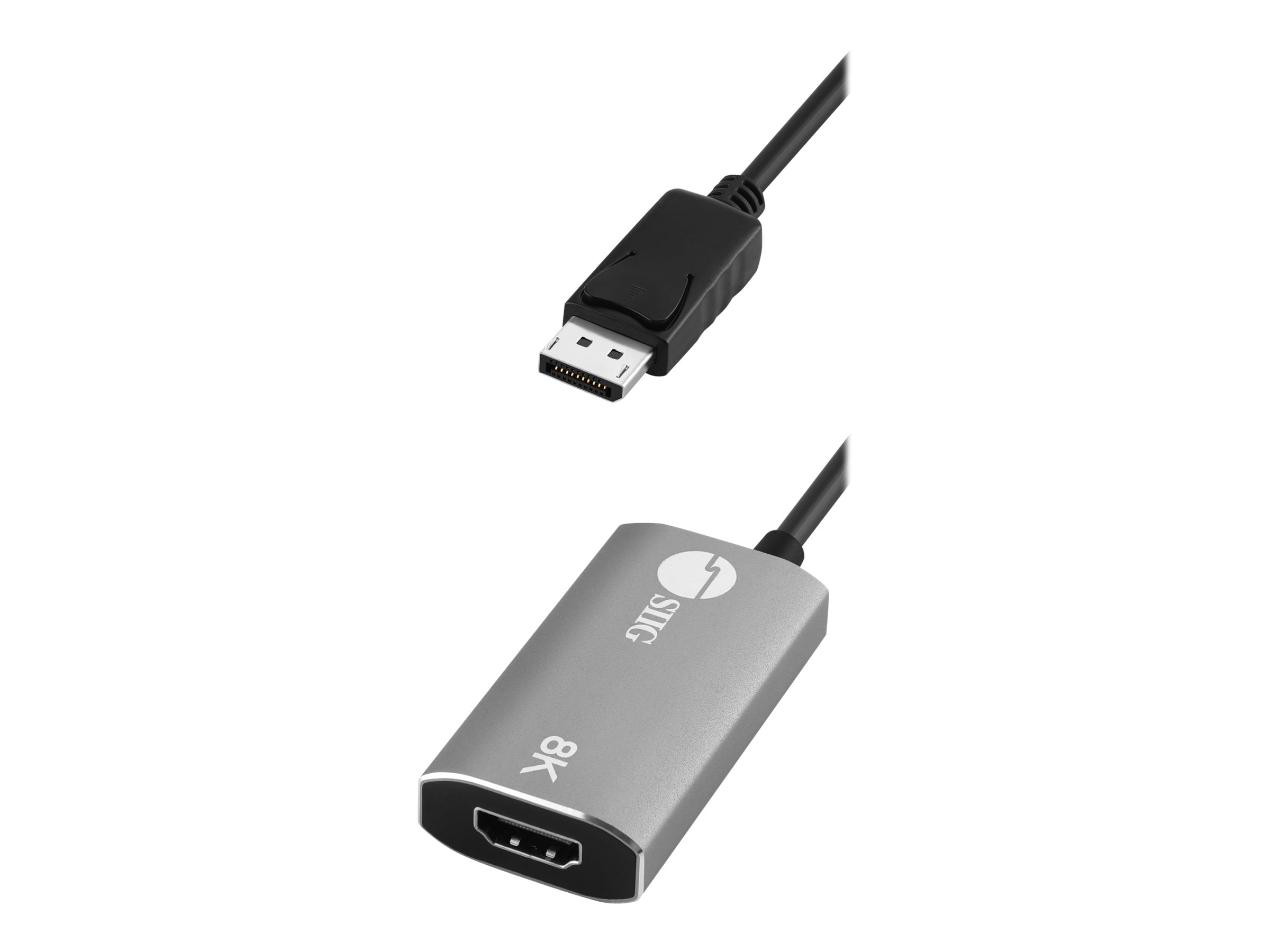 SIIG DisplayPort 1.4 to HDMI Adapter 8K 60Hz Male to Female CB-DP2611 ...