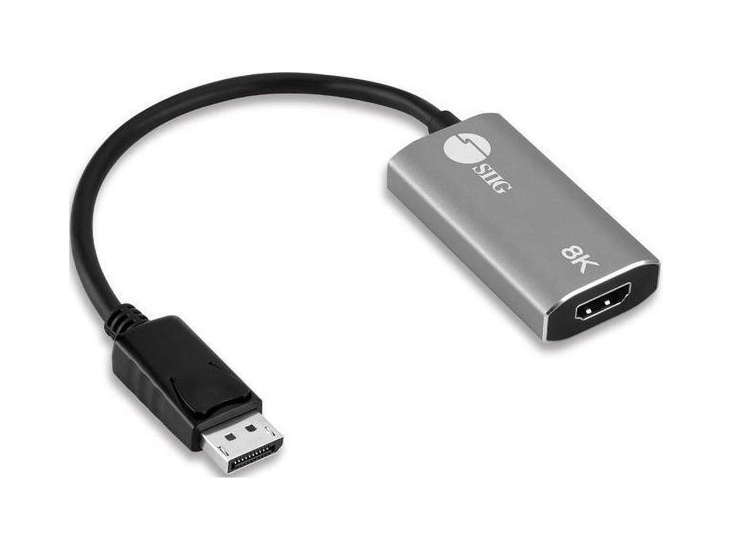 SIIG DisplayPort 1.4 to HDMI Adapter 8K 60Hz Male to Female CB-DP2611 ...