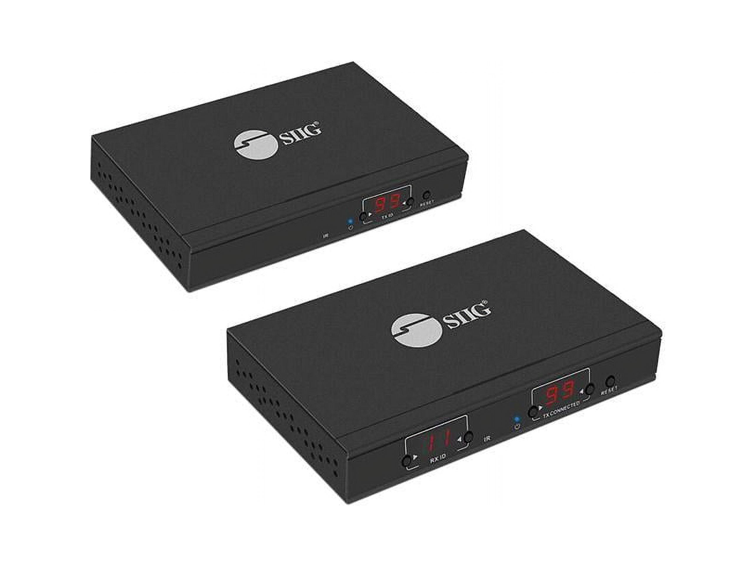 SIIG Full HD HDMI Over IP Extender Kit - 120M - Over IP Networks - Many ...