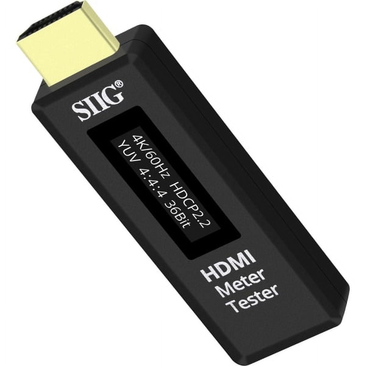 SIIG HDMI Meter Tester with Digital Indicator - Video Signal Testing ...