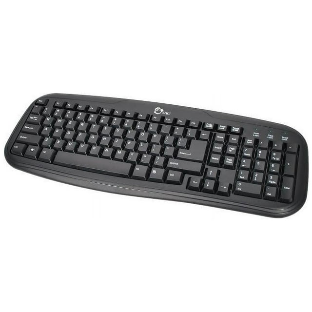 SIIG JK-US0012-S1 Black 103 Normal Keys USB See Details Standard ...