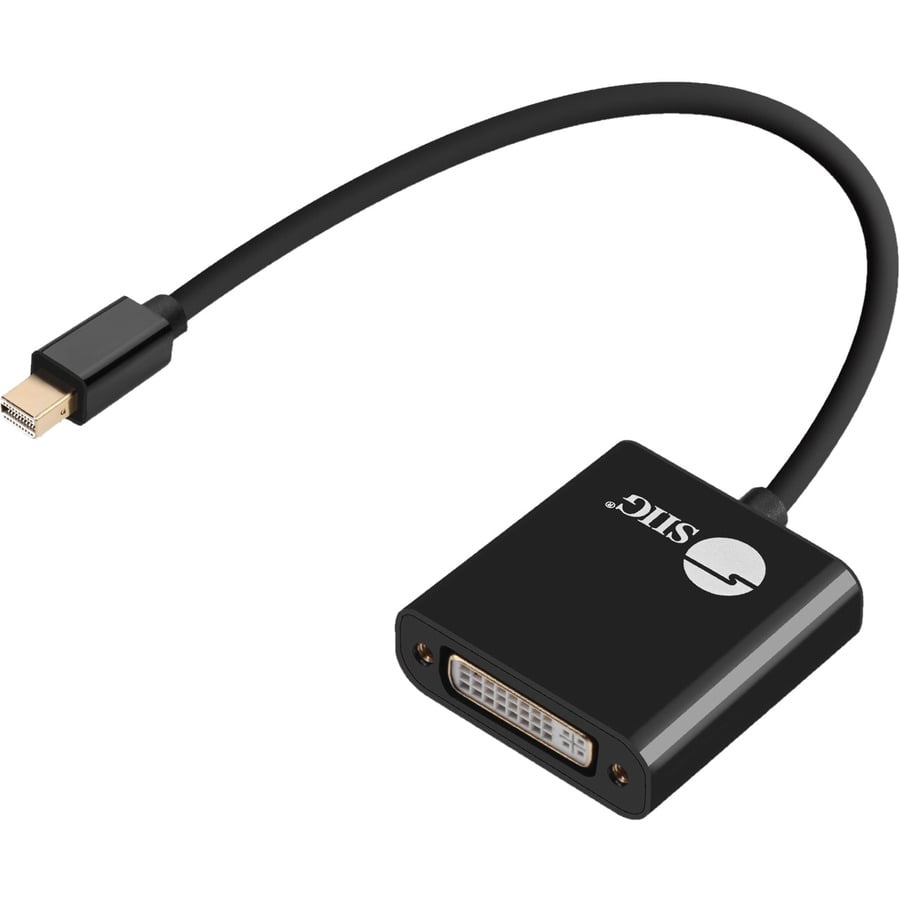 SIIG Mini DisplayPort to DVI Active Adapter - 4K @30Hz Mini DP to DVI-D ...