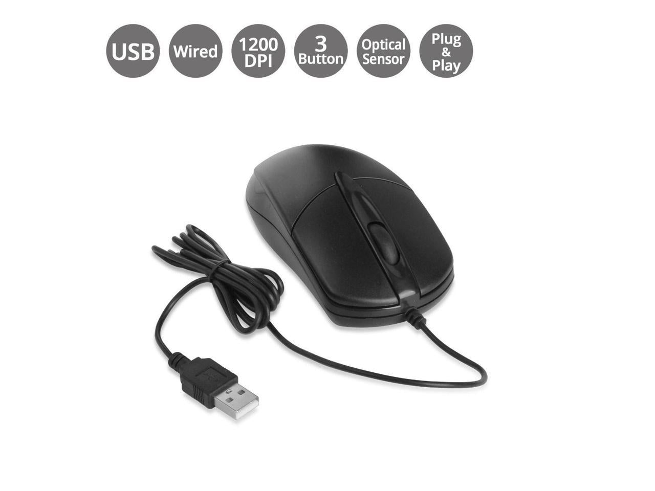 SIIG Mouse USB Optical Mouse Bulk Pack - Walmart.com