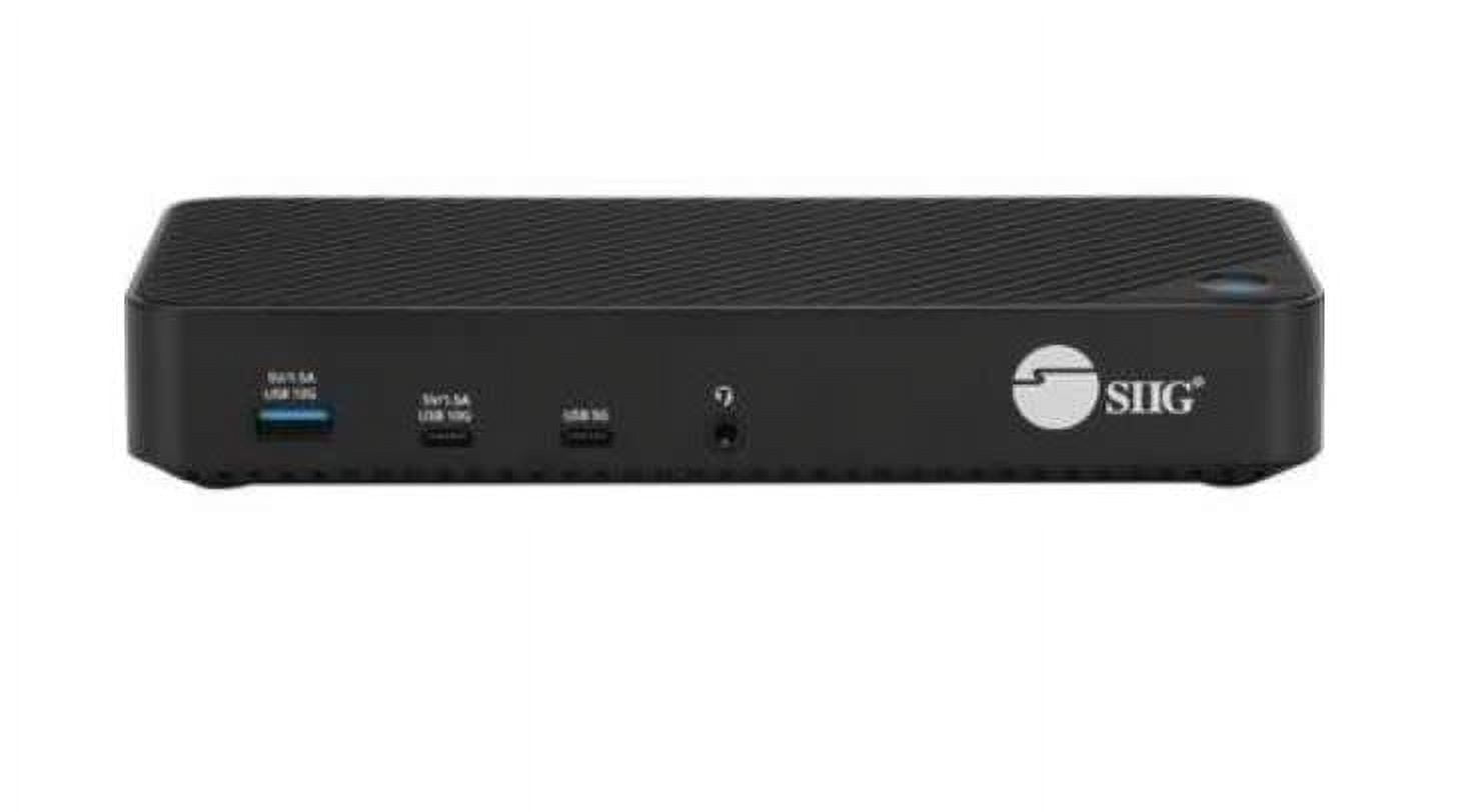 SIIG Triple Hybrid 4K Video Docking Station with PD Charging, Black ...