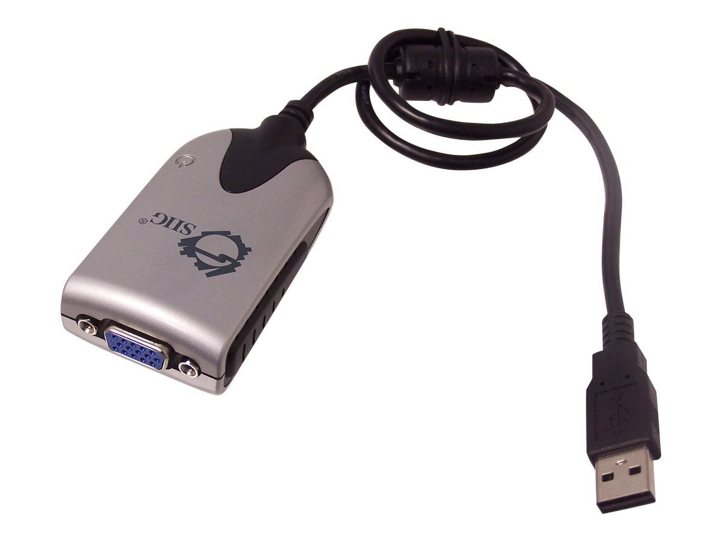 SIIG USB 2.0 to VGA external video adapter - MCT Trigger II - 16 MB ...