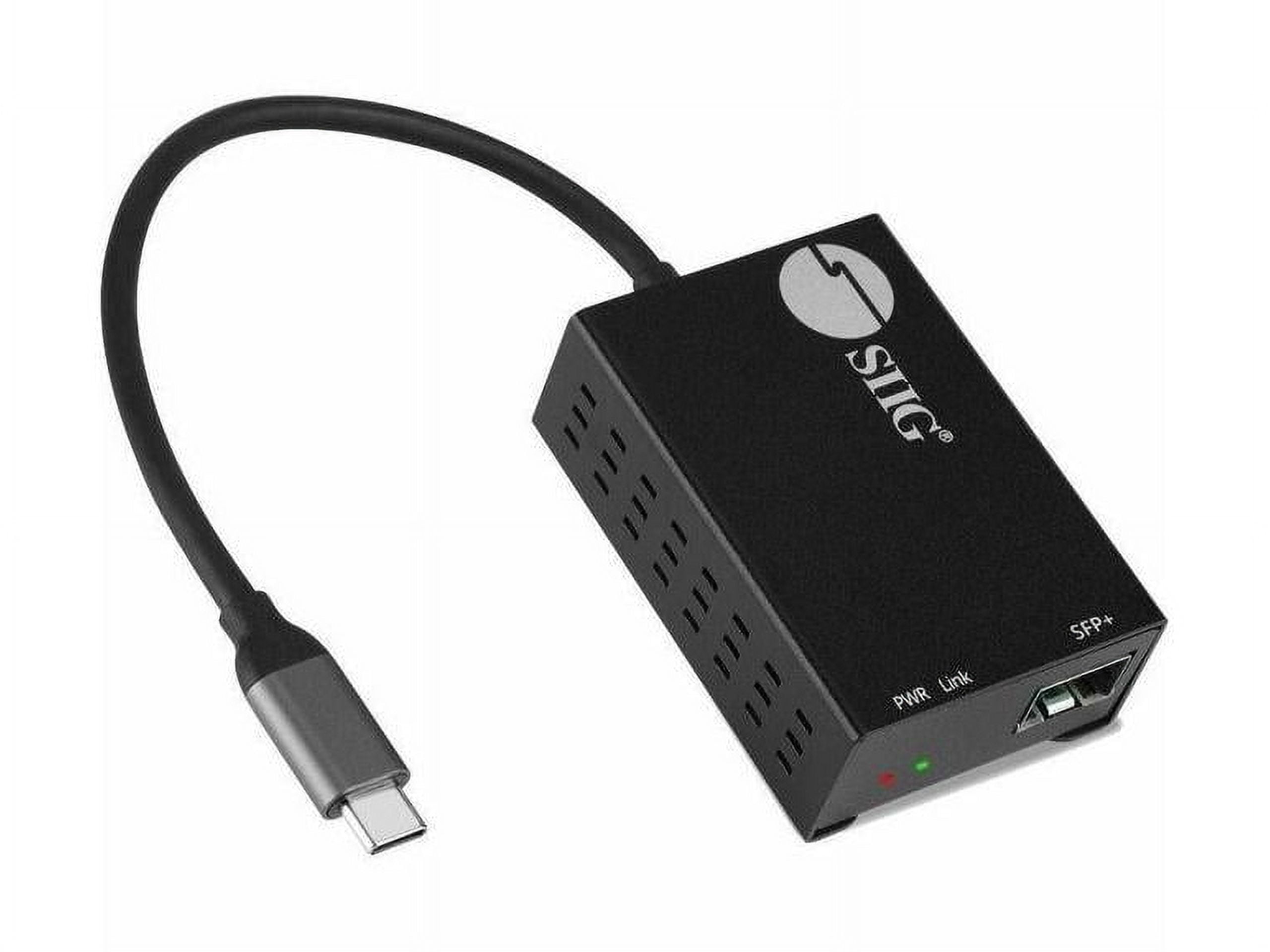 SIIG JUNE0D11S1 USB-C to SFP Fiber Gigabit Ethernet Adapter - Walmart.com