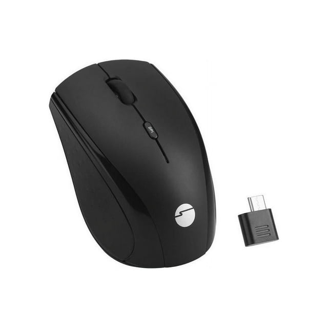 SIIG USB-C Wireless 2.4G 3-Button Mouse JK-WR0U11-S1 - Walmart.com
