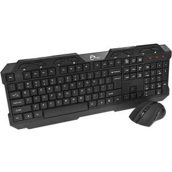 SIIG Wireless Extra-Duo Keyboard & Mouse Combo - keyboard and mouse set ...