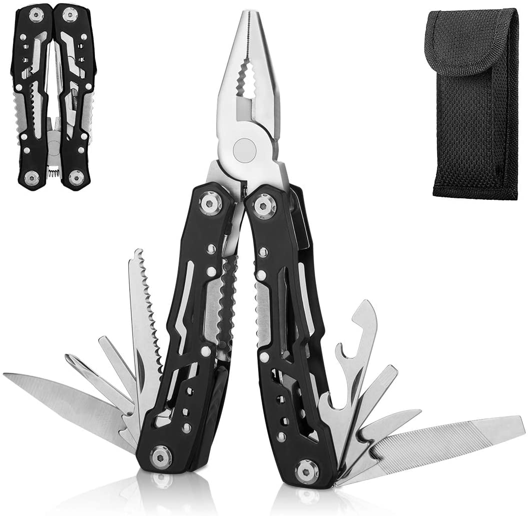 14-in-1 Multitool Pliers Pocket Knife - Outdoor Kit for Survival ...