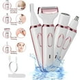 Siisll Womens Electric Razor 4 In 1 Body Hair Removal Faceunderarm