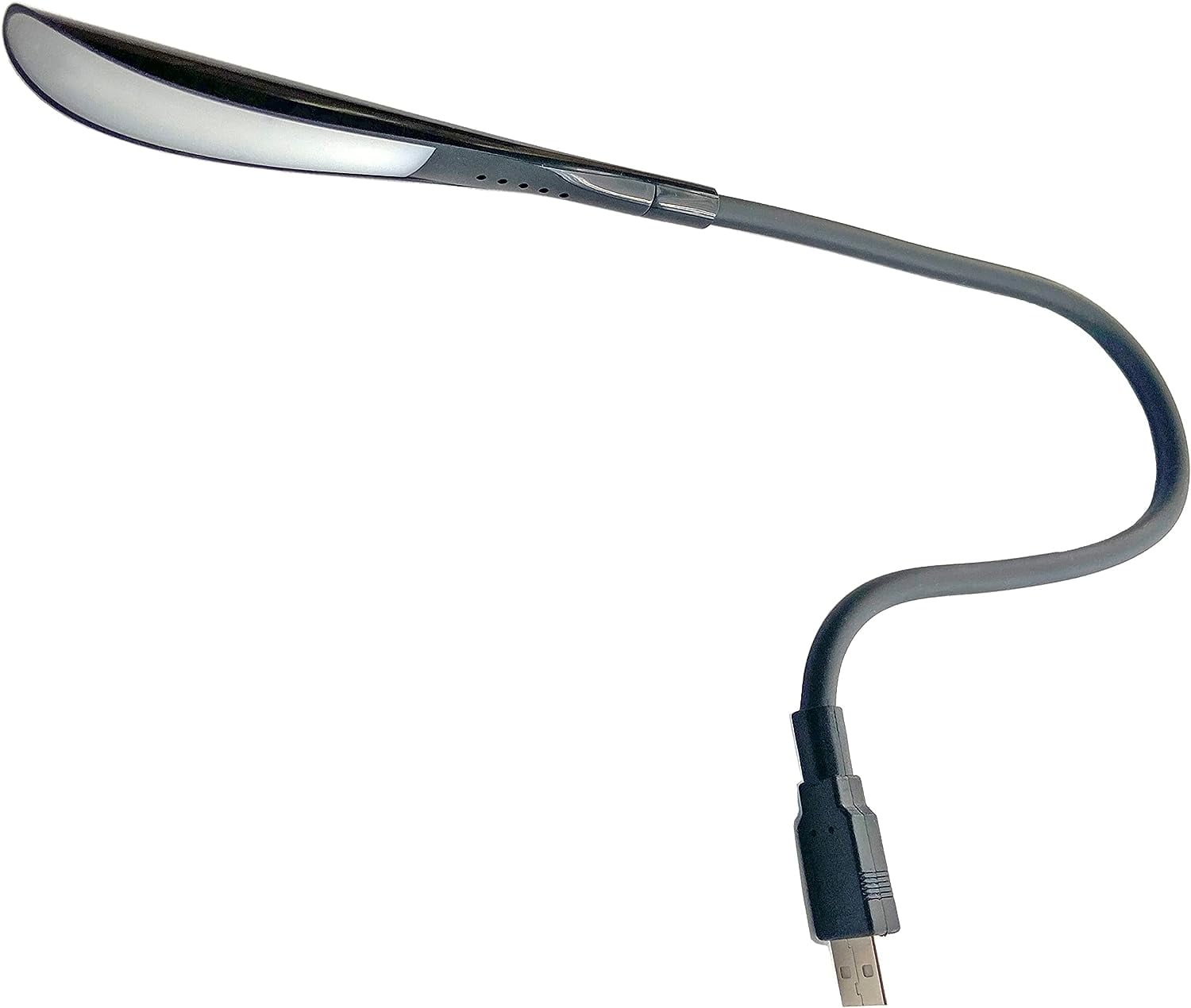 SIISLL USB Reading Lamp with 14 LEDs Dimmable Touch Switch and Flexible Gooseneck for Laptops ...