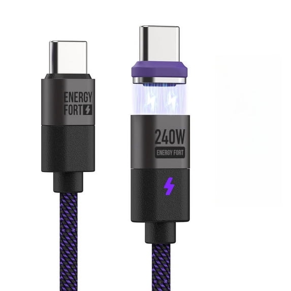 240W Magnetic Charging Cable 3.9FT Magnetic Cable, Type C to Type C ...