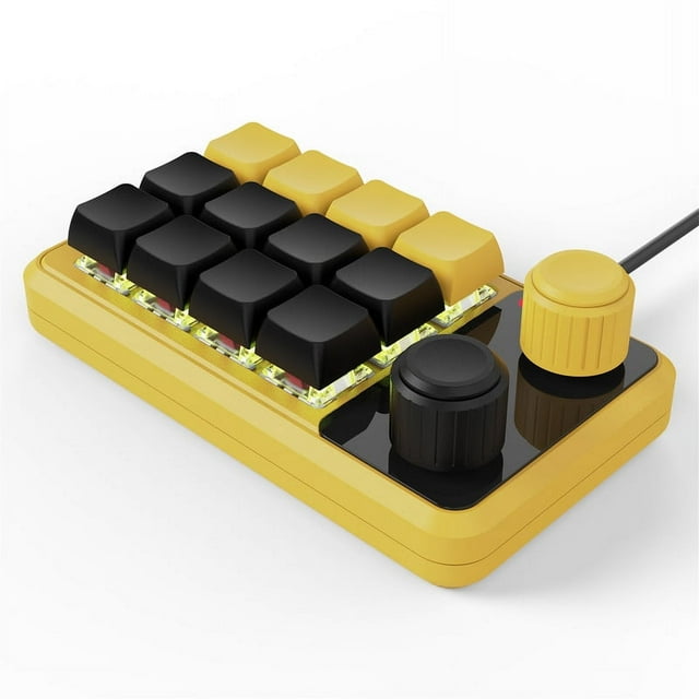 SIKAI CASE Macro Mechanical Keyboard,12-Keys Gaming Keyboard Fully ...