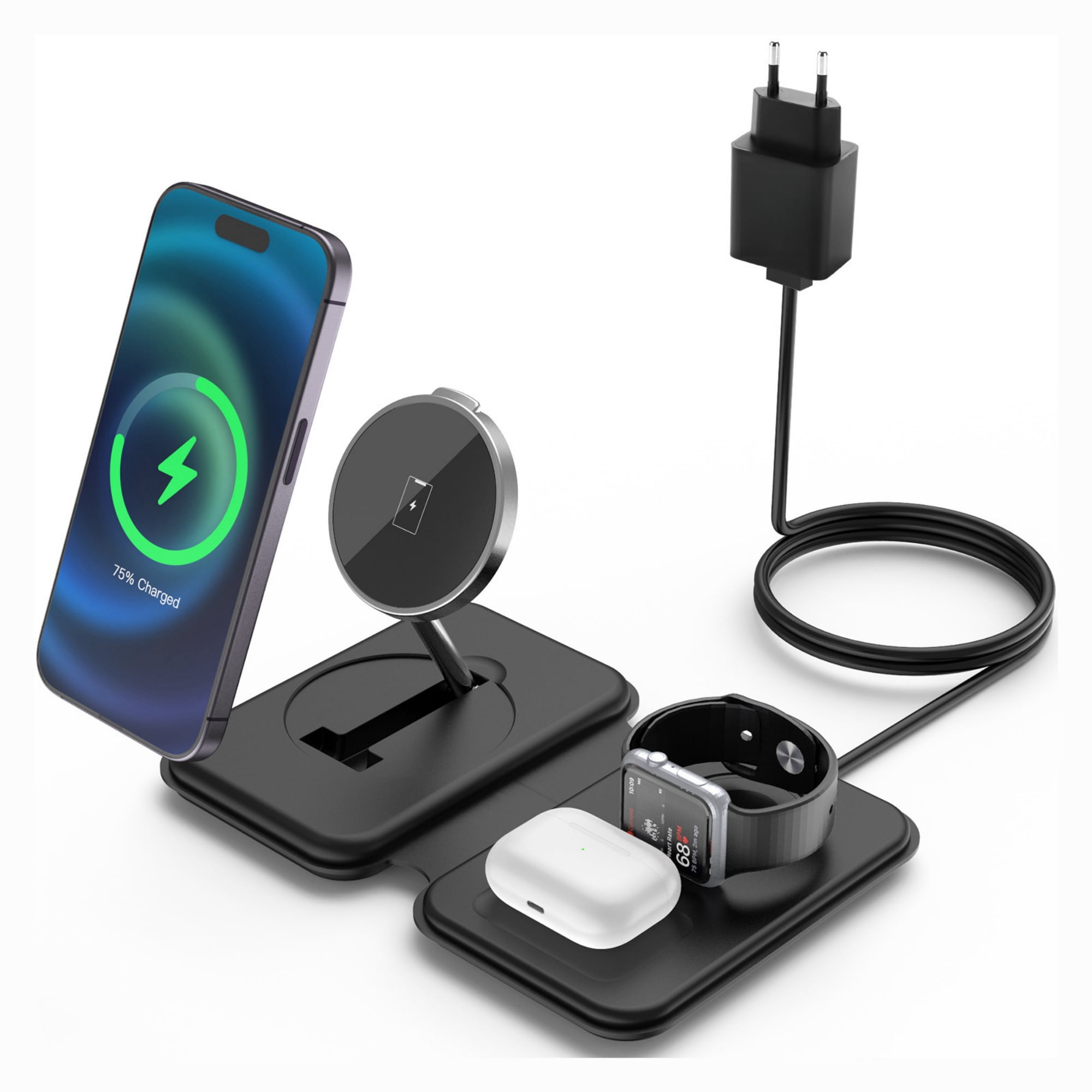 SIKAI CASE Magsafe Wireless Charger for iPhone,3 in 1 Magnetic Foldable ... SIKAI CASE Magsafe Wireless Charger for iPhone,3 in 1 Magnetic Foldable ...