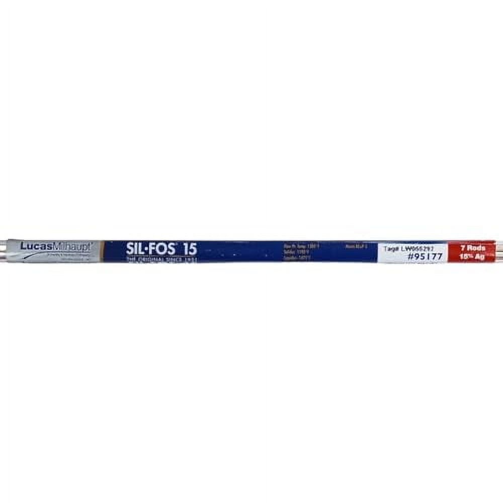 SIL-FOS 15% #95177 Silver Solder 7 Sticks - Walmart.com