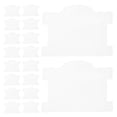 SILENRADAWN 100Pcs White Paper Jewelry Display Cards for Bracelet ...
