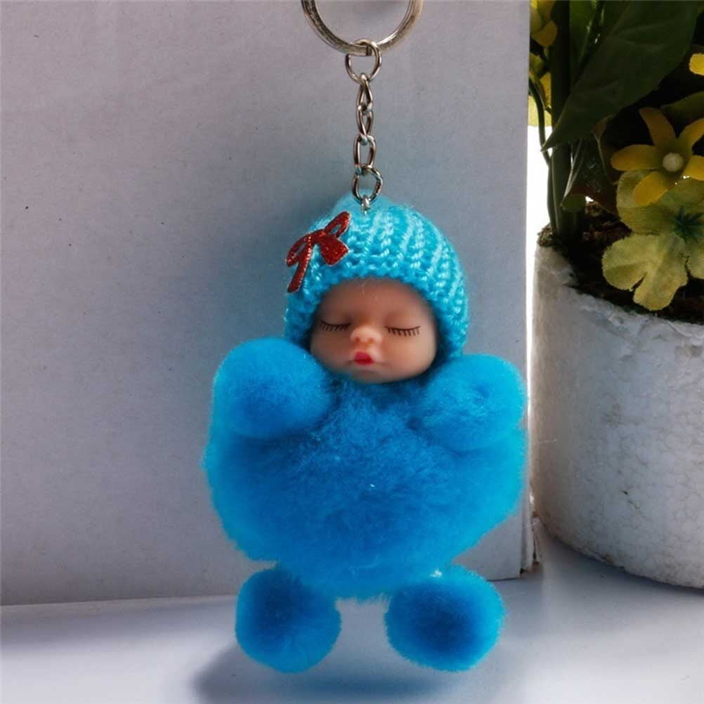 SILENRADAWN 1Pack Cute Keyrings with Plush Material for Children and ...