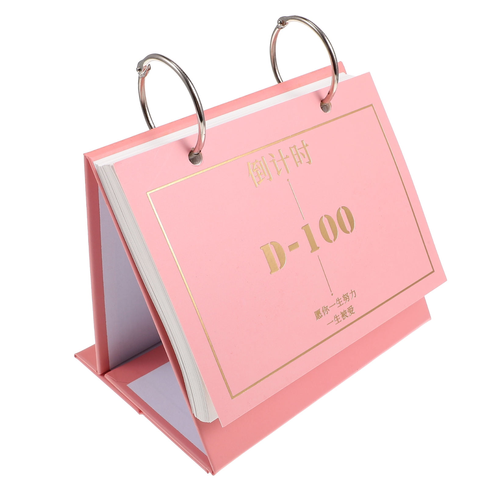 SILENRADAWN 1Pack Pink Paper Countdown Calendar for Daily Planning ...