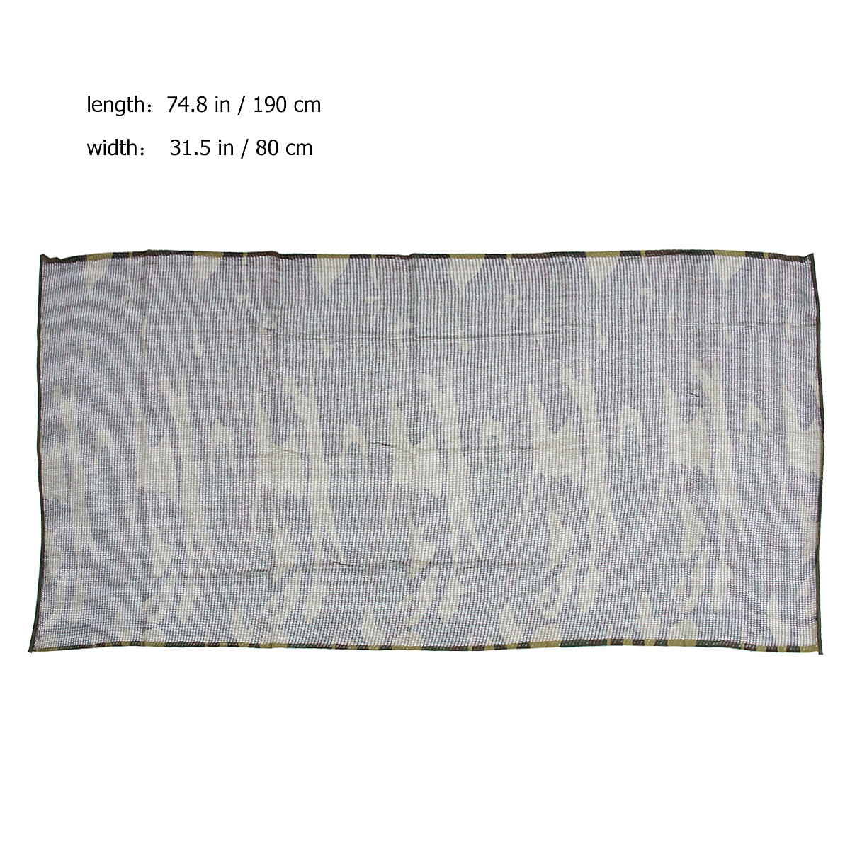 SILENRADAWN 1Set Camo Mesh Netting Polyester Yarn Rectangular Scarf for ...