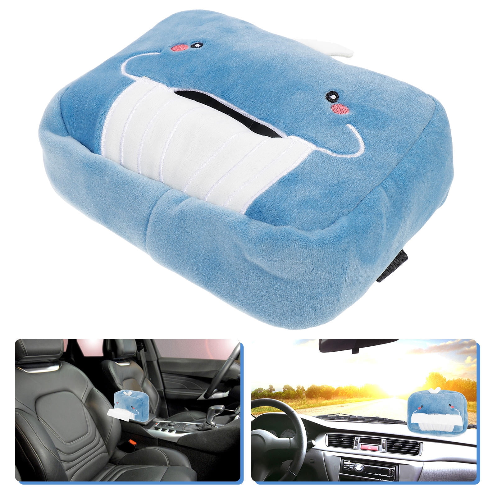SILENRADAWN 1Set Car Tissue Case Simple Design Assorted Color for Car ...