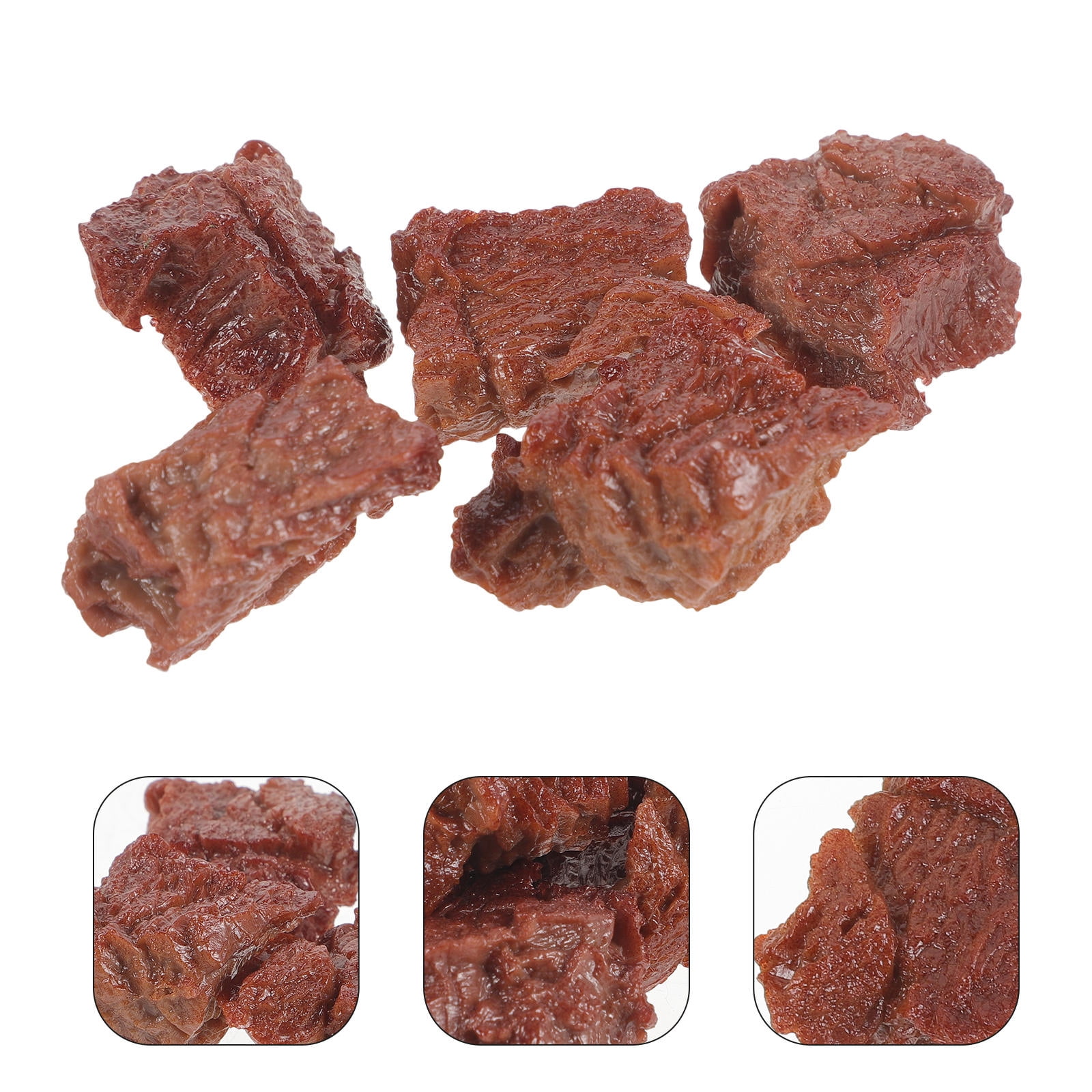 SILENRADAWN 5Pcs Fake Food Prop Realistic Details Sets And Food Display ...