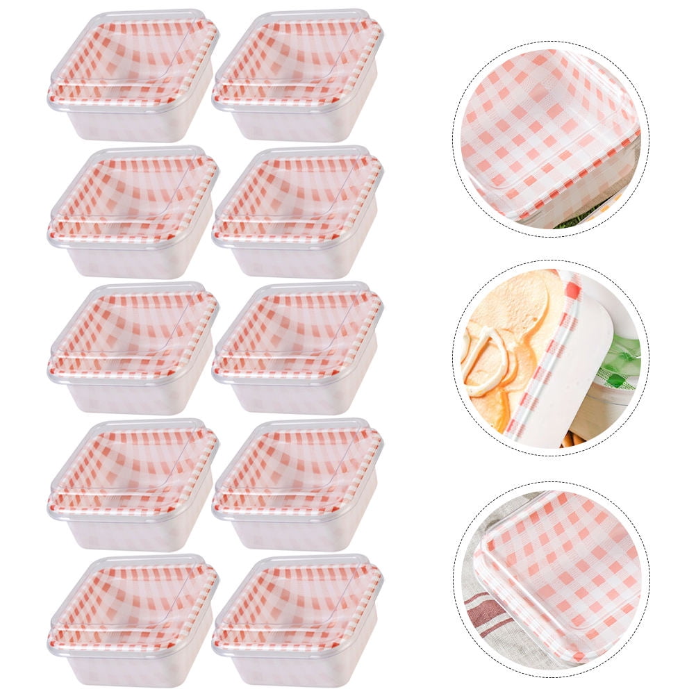 SILENRADAWN Compact Package Cake Boxes for Birthday Party 50 Sets 4 ...