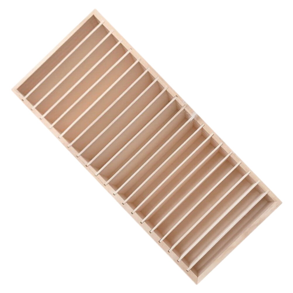 SILENRADAWN Hairband Display Stand Khaki Color Wooden Material For ...