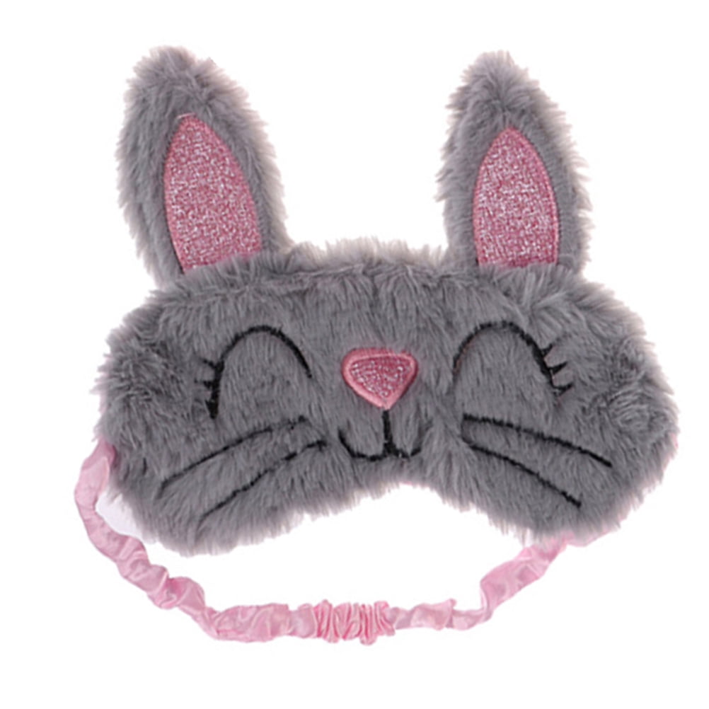 SILENRADAWN Rabbit Mask 1Pack Plush for Sleep Masks Light Block Sleep ...