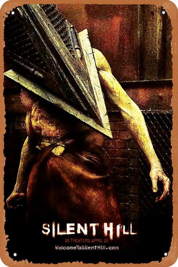SILENT HILL (2006) PYRAMID HEAD MOVIE POSTER Retro Metal Tin Sign 8x12 ...