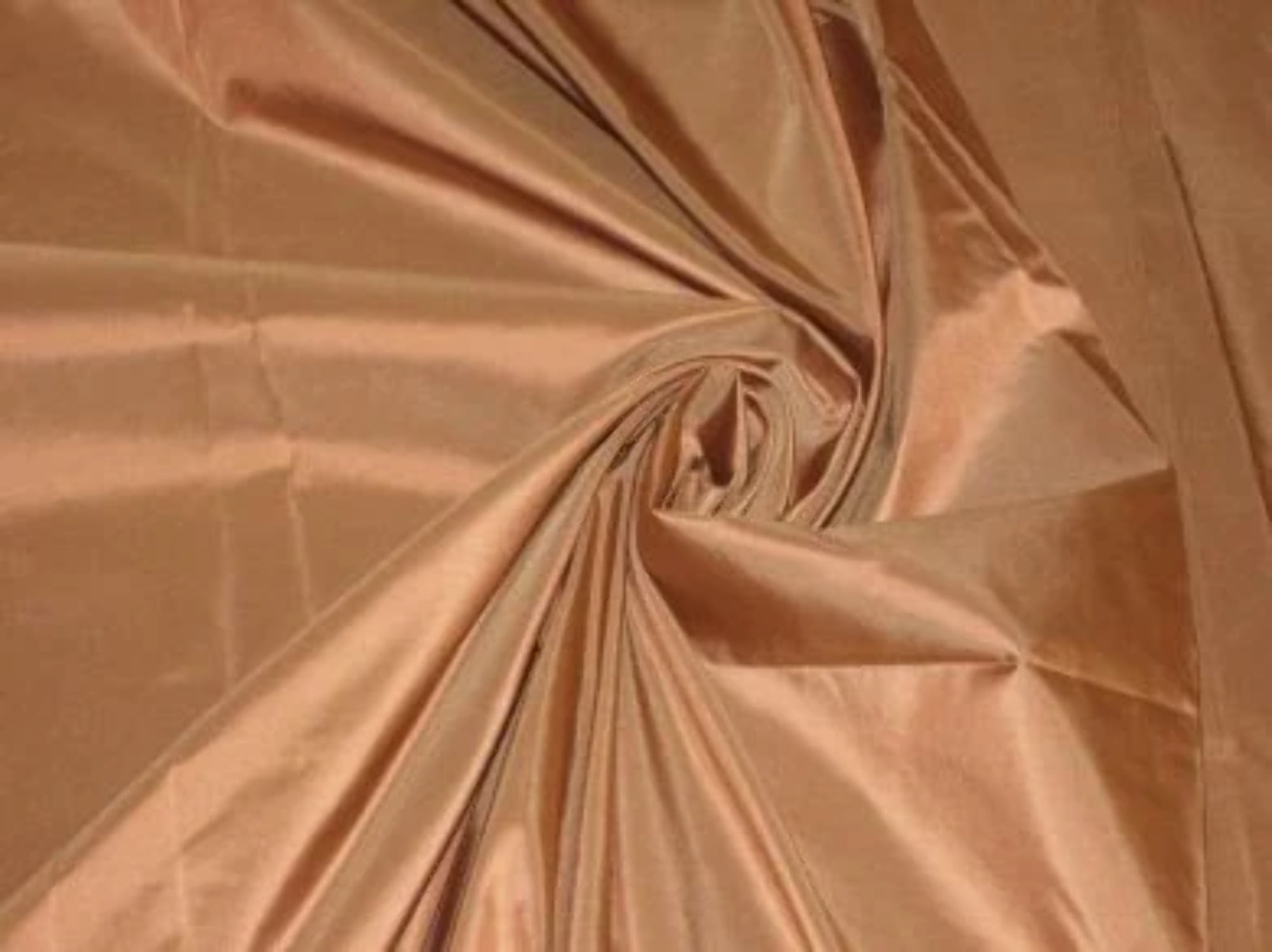 SILK TAFFETA FABRIC Tawny color 54" wide TAF53[2] - Walmart.com