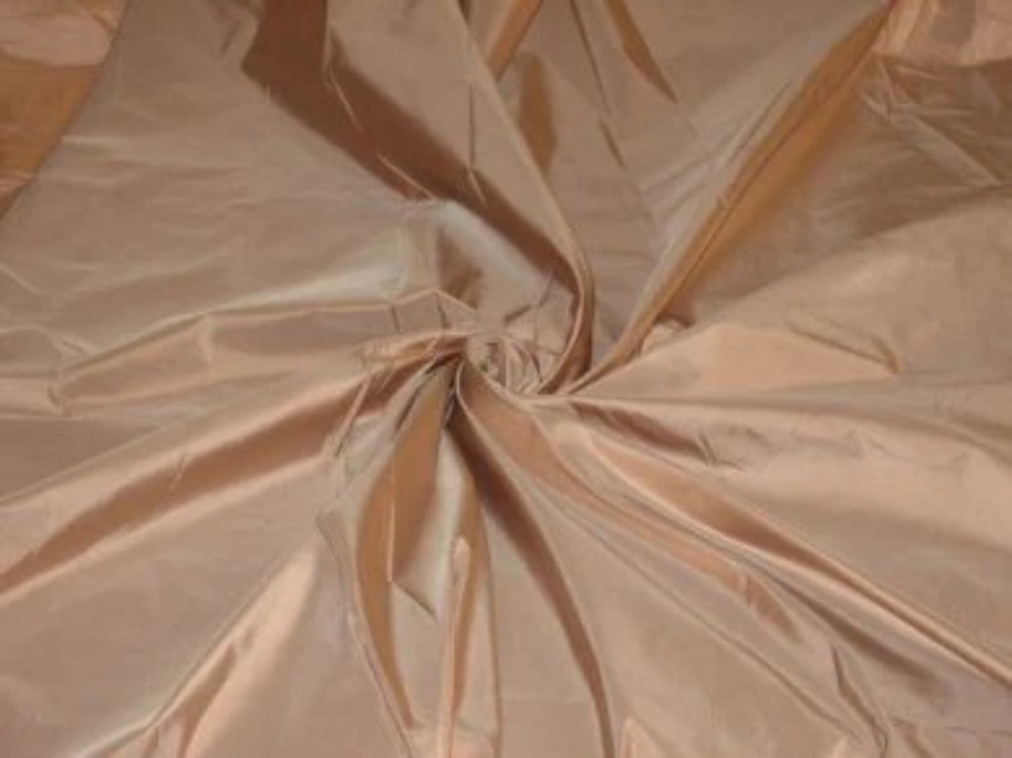 SILK TAFFETA FABRIC light beige color 54" wide TAF10 - Walmart.com