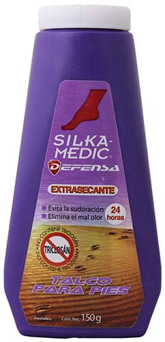 SILKA MEDIC DEFENSA TALCO PARA PIES EXTRA SECANTE - Walmart.com