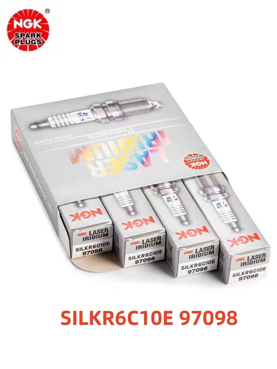 SILKR6C10E 97098 NGK Laser Iridium Platinum spark plugs For Kia K2S - Walmart.com