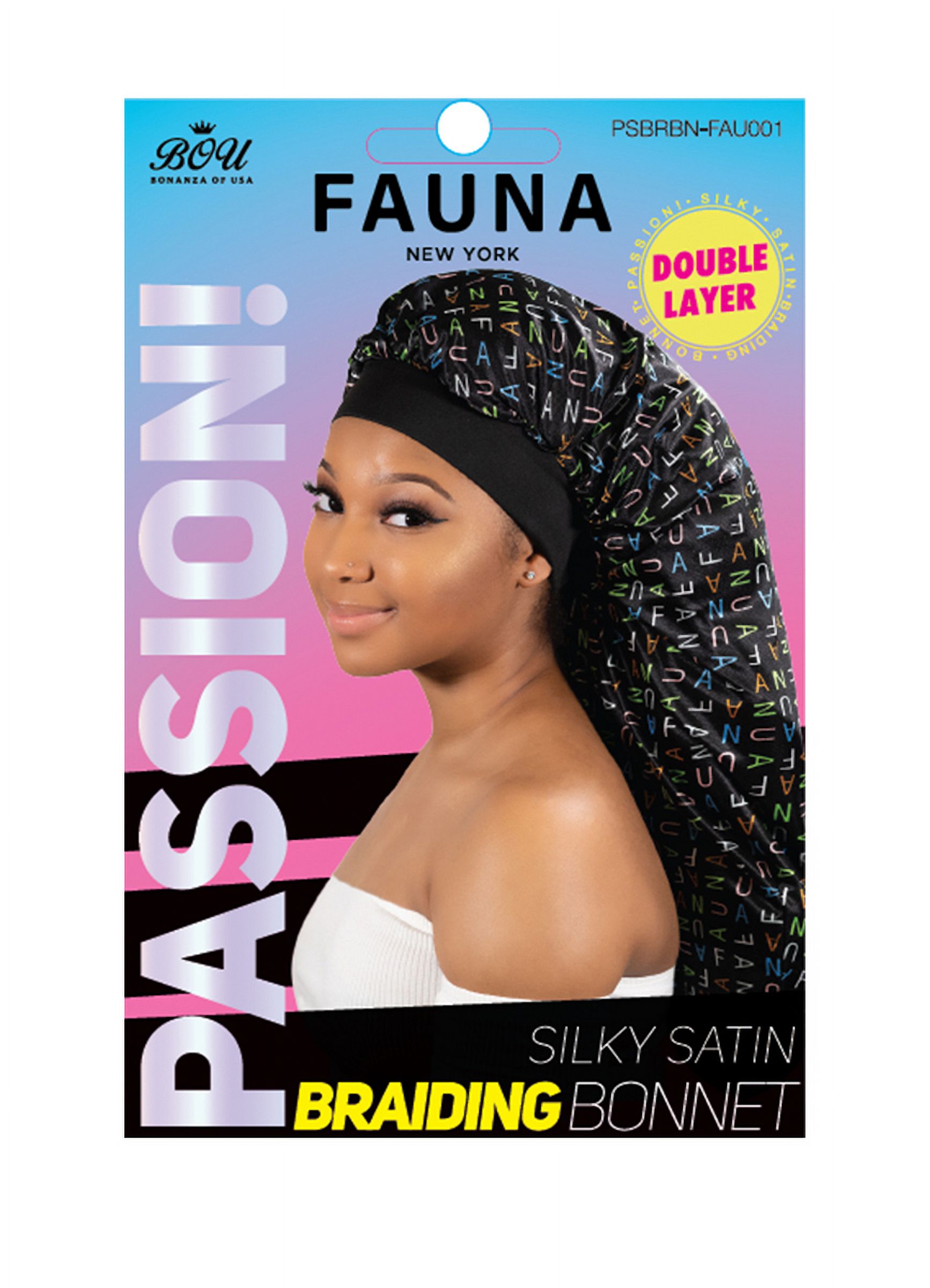 SILKY SATIN BRAIDING BONNET PSBRBN-FAU001 BY FAUNA NEW YORK Hair ...
