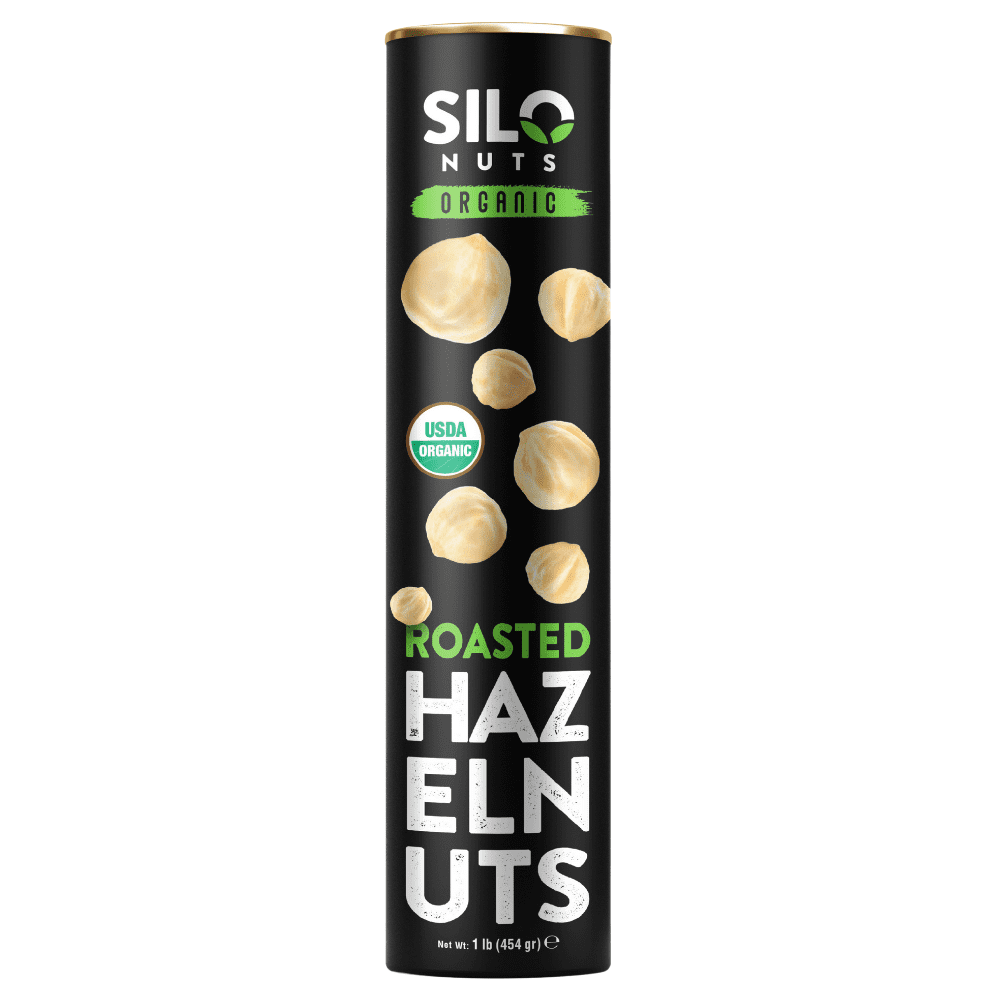 SILO Nuts, Organic Hazelnuts, 16oz, Roasted Filberts, Toasted, Blanched ...