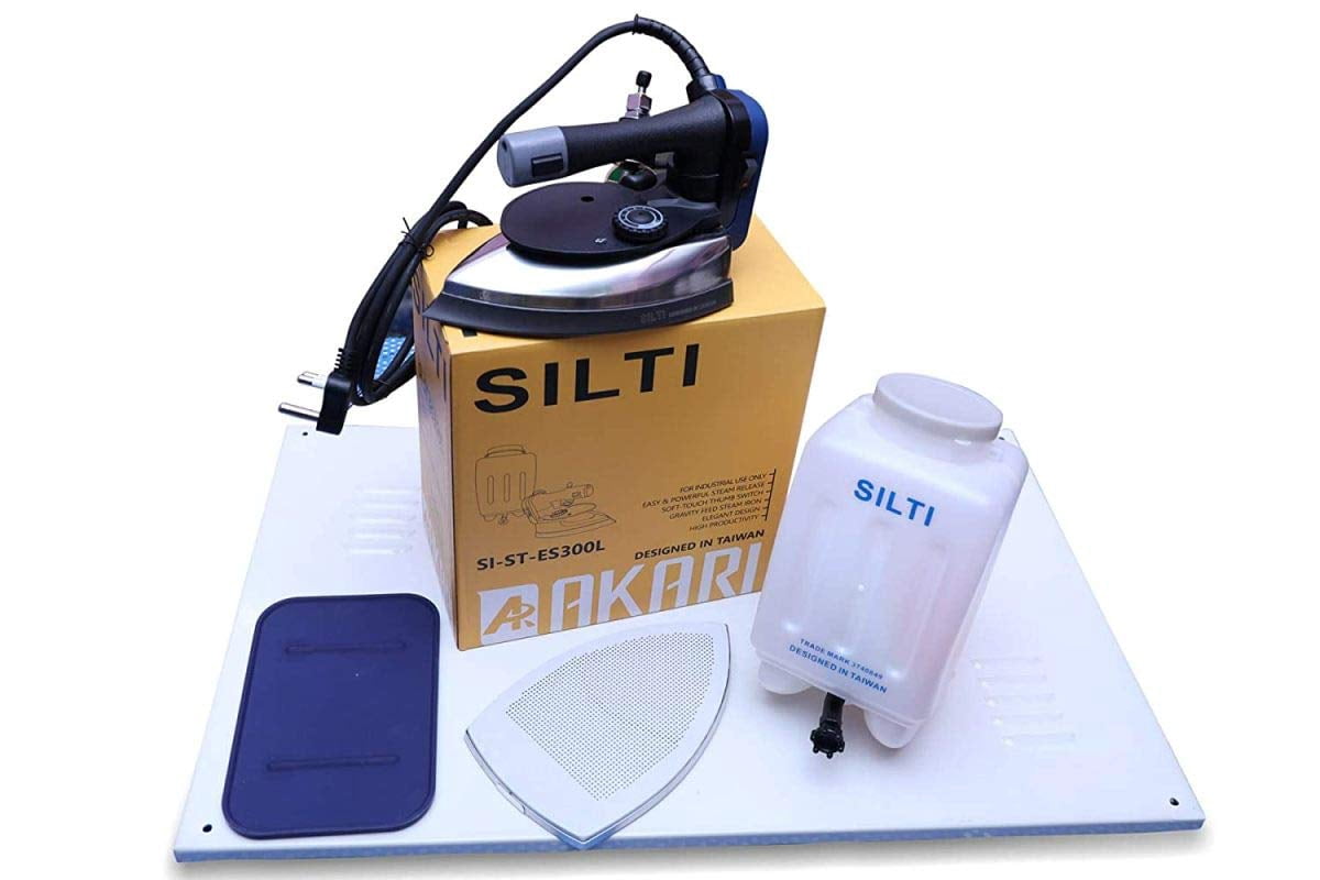 SILTI Industrial ES300L Gravity Bottle Feed Steam Iron Electric Steam ...