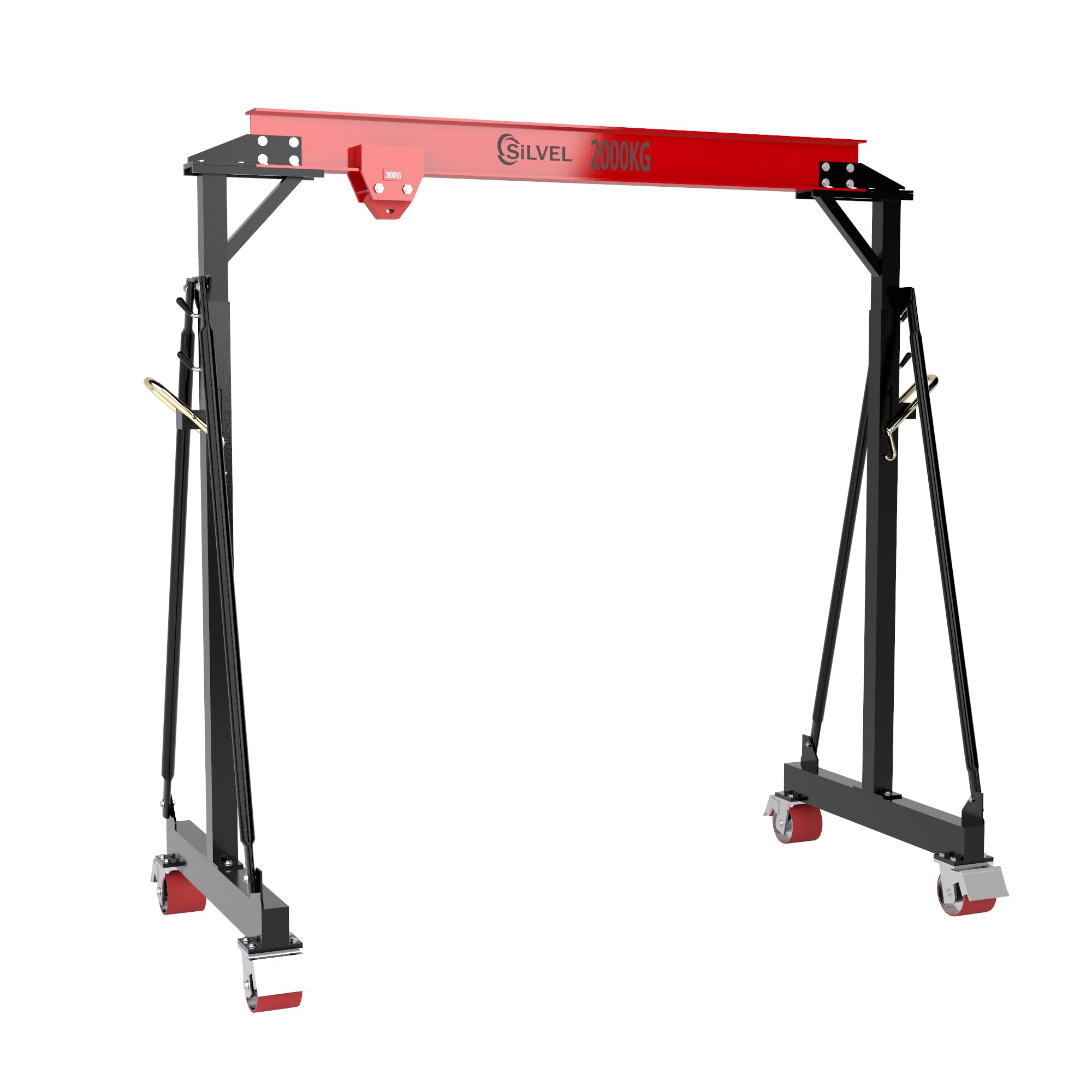Techtongda 2 Ton Shop Crane Foldable Engine Motor Cherry Picker Hoist ...