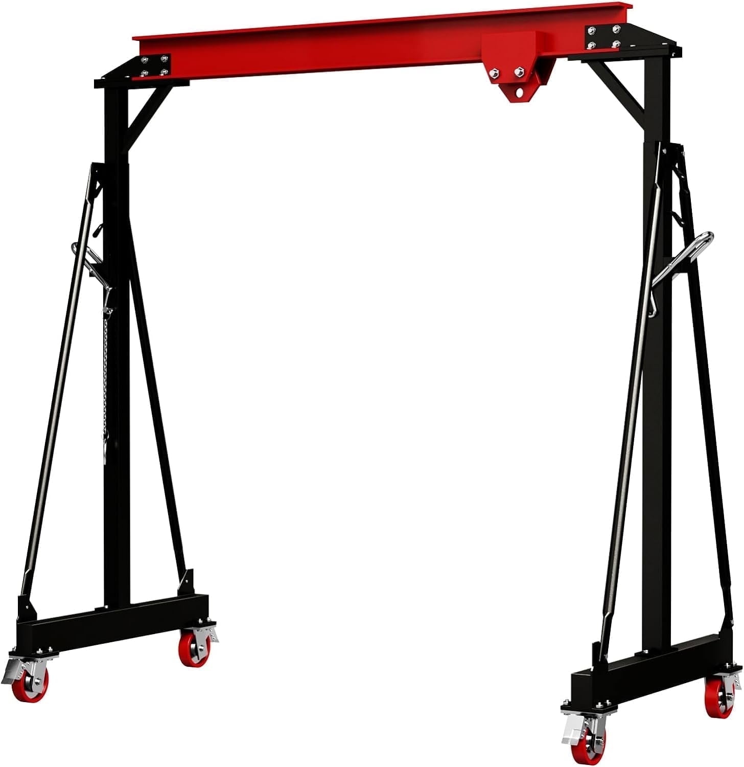 SILVEL Adjustable 2-Ton Steel Gantry Crane, Portable Shop Lift, 4000lb ...