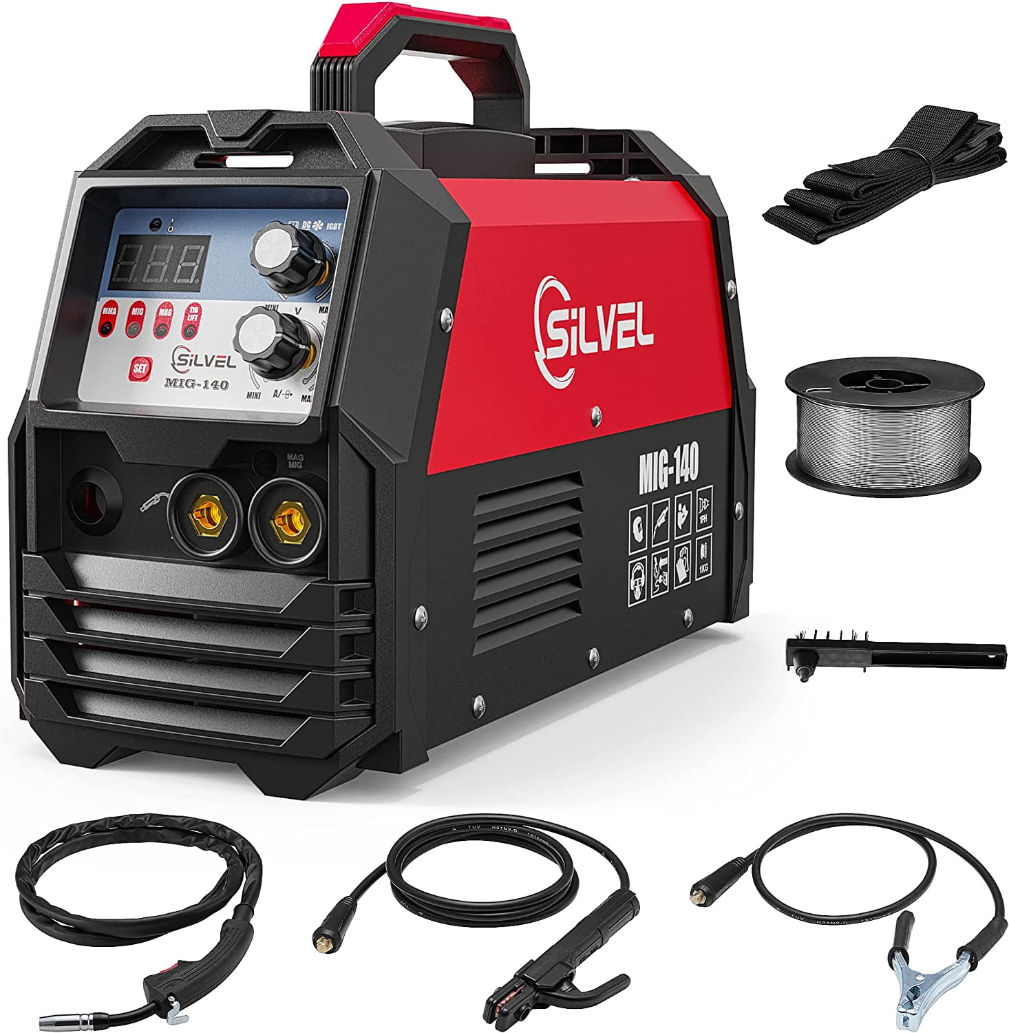 Versatile 110V Welder with 4-in-1 Functionality - 140A MIGMAGARCLift ...