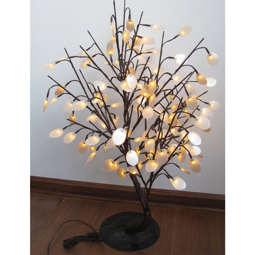 Hi-Line Gift Ltd. Silver Dollar Bonsai Tree - 96 LED - Walmart.com