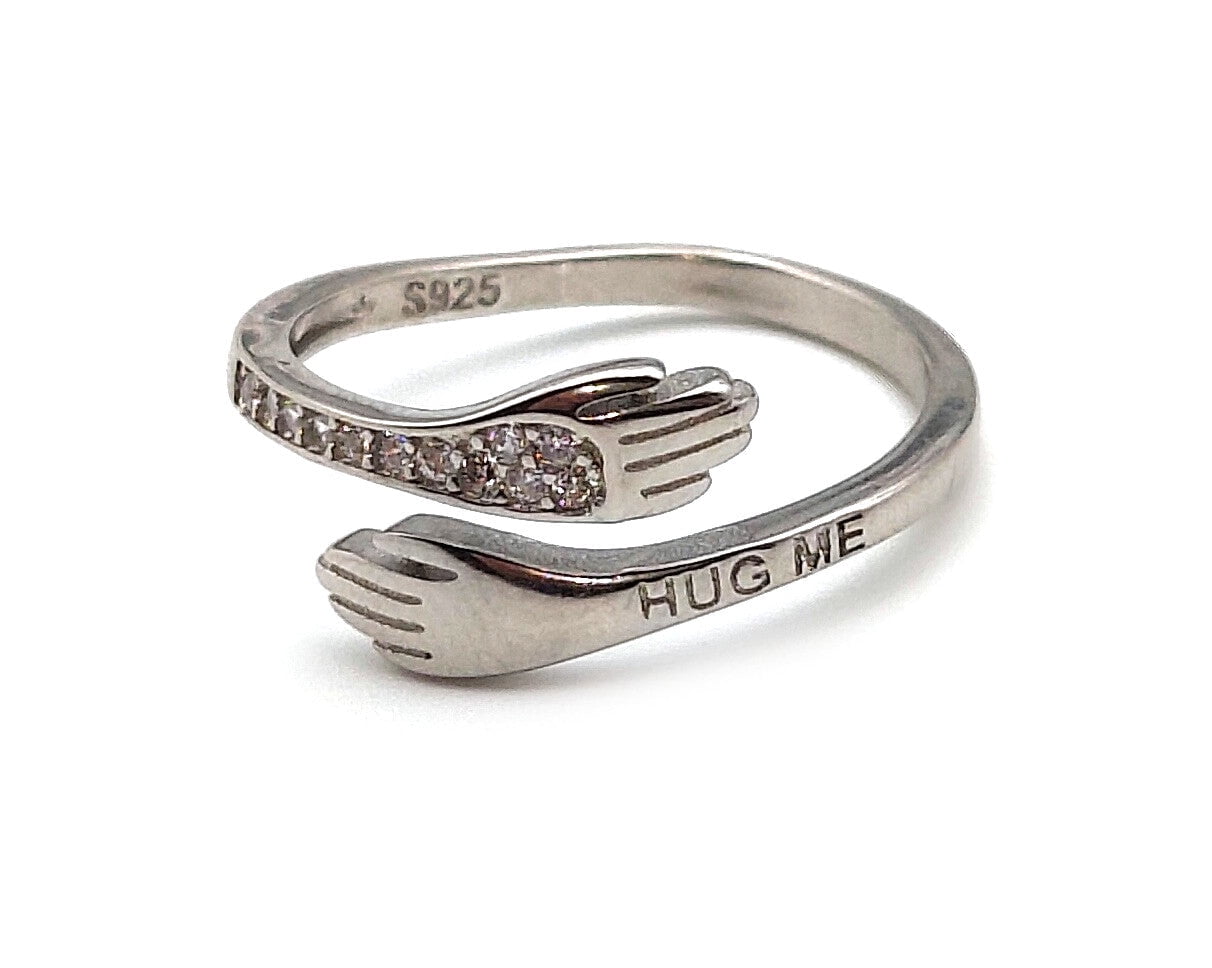 SILVER HUG ME RING FOR HER - Walmart.com