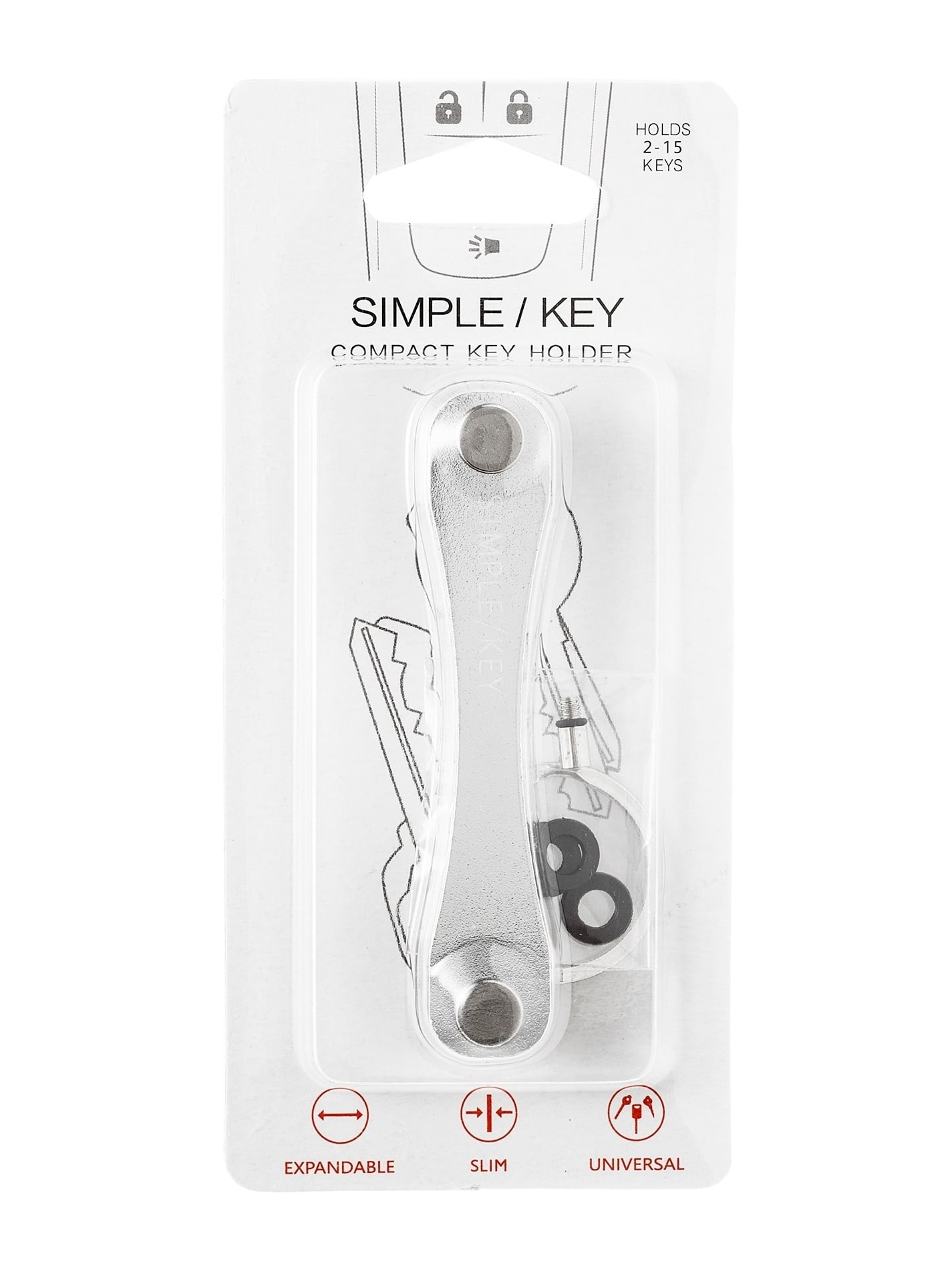 SILVER KEY HOLDER & ORGANIZER - Walmart.com