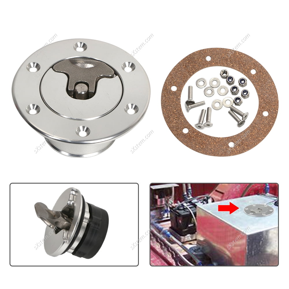 SILVER-Pop-Up Fuel Filler Neck, Fuel Cell, Precious Polished Cap, Car ...