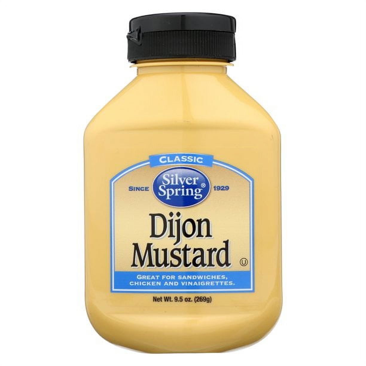 Silver Spring Mustard - Dijon - Squeeze - Case of 9 - 9.5 oz - Walmart.com
