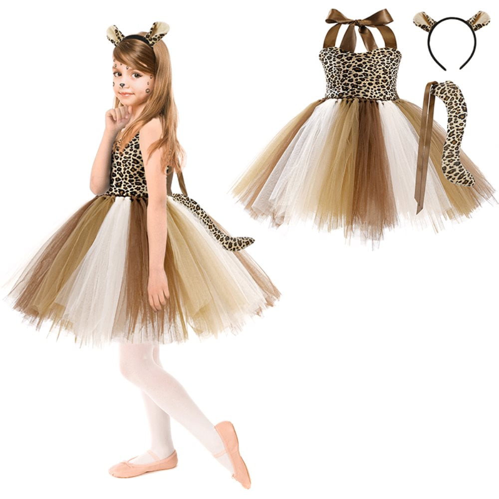 SILVERCELL 2-10T Girls Halloween Sleeveless Tulle Tutu Skirts Dresses ...
