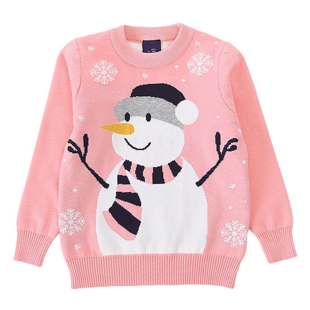 SILVERCELL 2-9T Boys Girls Sweaters Kids Long Sleeve Pullover Sweater ...