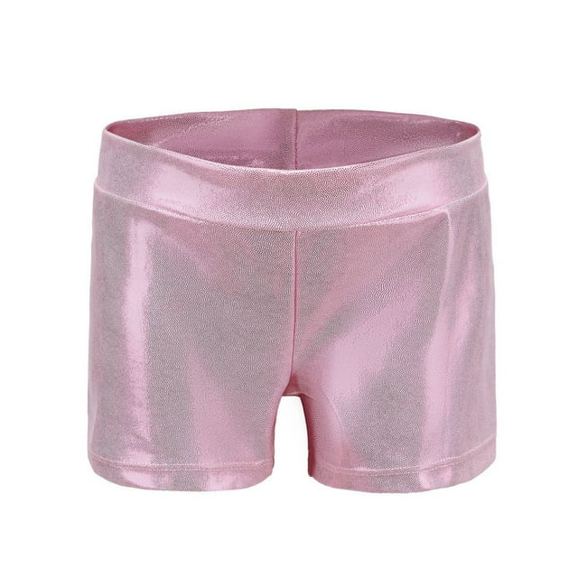 SILVERCELL 3-12Y Girls Gymnastics Shorts Kids Sparkle Dance Athletic ...