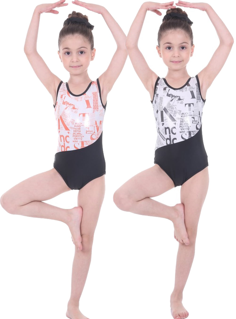 SILVERCELL 3-14Y Girls Leotard Gymnastics Ballet Dancewear Practice ...