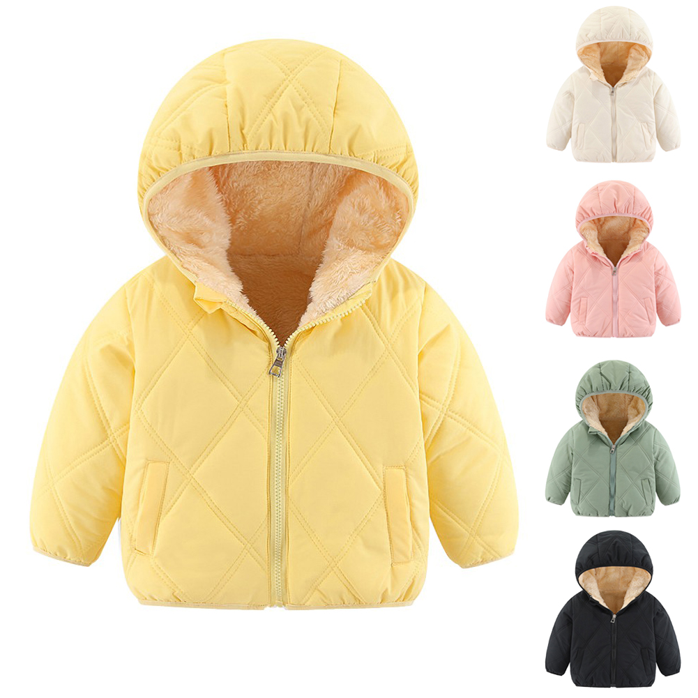 SILVERCELL Baby Boys Girls Winter Coat Hooded Warm Jacket Coat Fleece ...