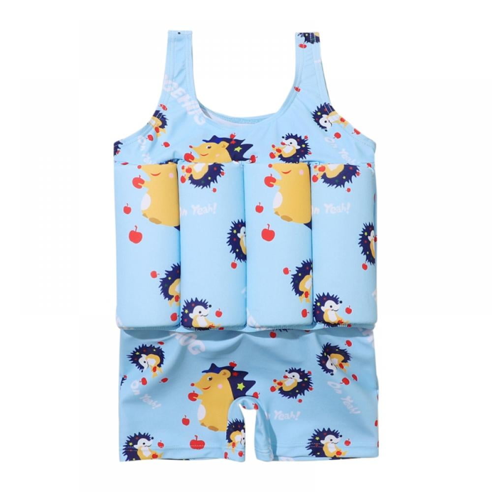SILVERCELL Girl Boy One Piece Floatation Swimsuit Buoyancy Swimwear Kid ...